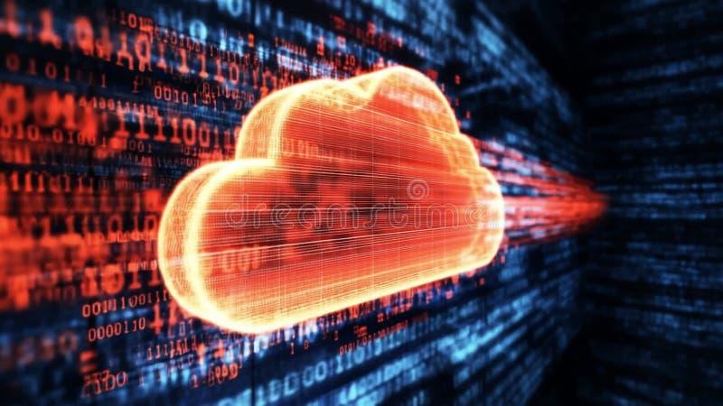 Cloud Tech Reshaping Data Flow Stock Video - Video of systems, information: 373799959