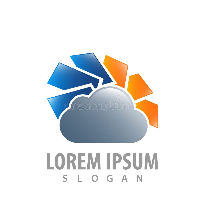 Cloud Tech Stylish Concept Design. Symbol Graphic Template Element ...