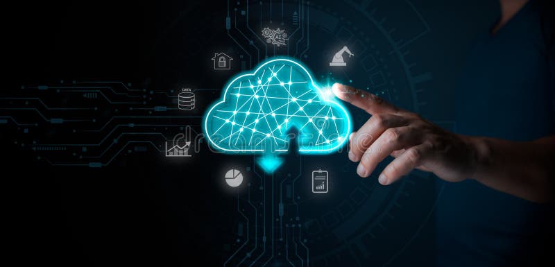 Cloud Tech System Sharing Management for Upload Download Transfer, Touch Cloud Computing Diagram ...