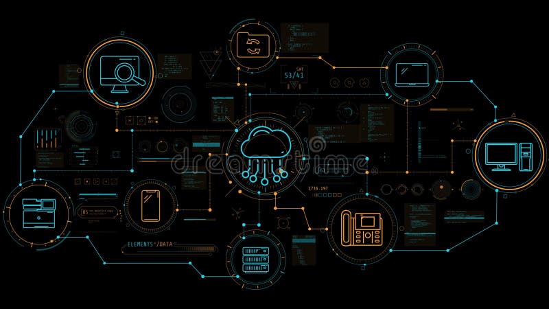 Cloud Technologies Revolutionizing Business Operations. Stock Video ...