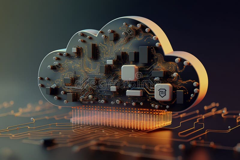 Cloud Technology Computing, Big Database, Data Center Concept, Modern ...