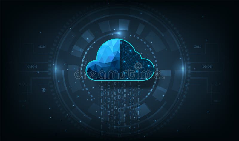Cloud technology concept. stock vector. Illustration of cyber - 229637915