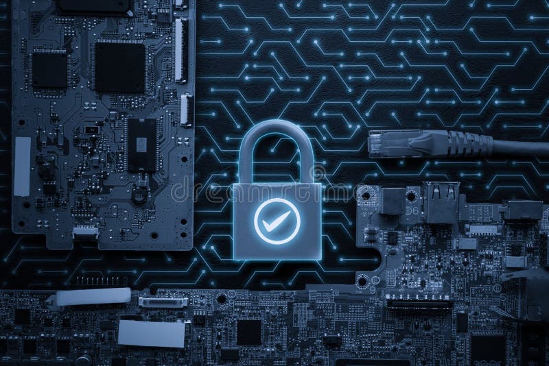 Cloud Technology Icon on the Key Lock for Online Shopping Global ...