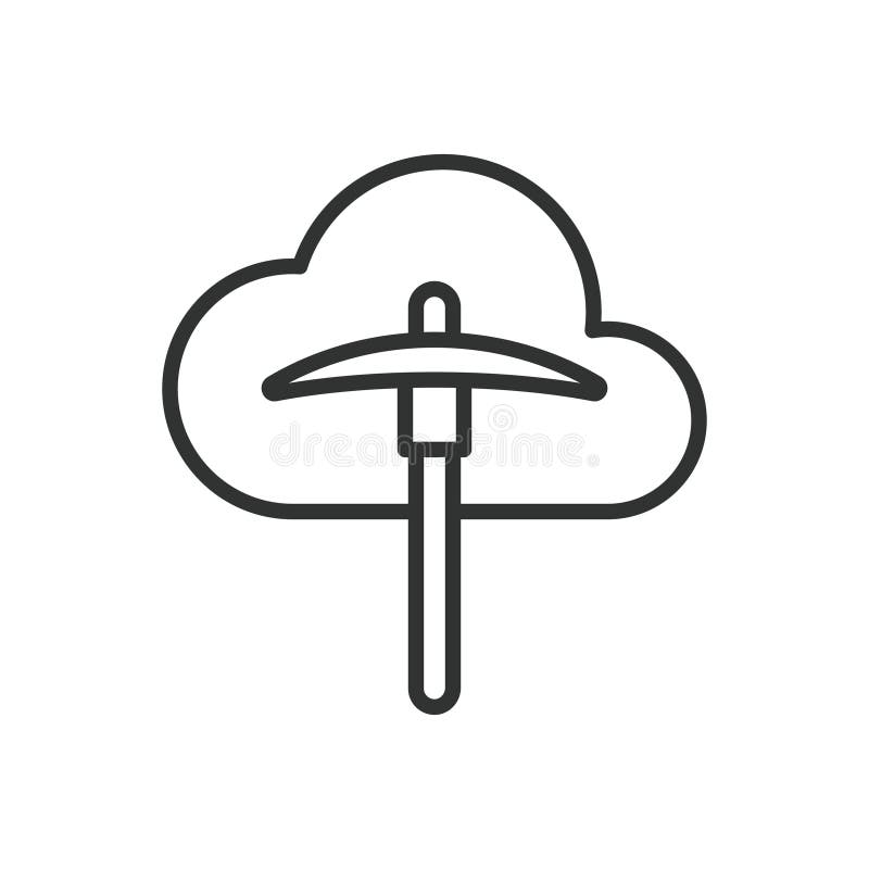 Cloud Technology, Icon in Line Design. Cloud Technology, Cloud Computing, Cloud Services, Cloud ...
