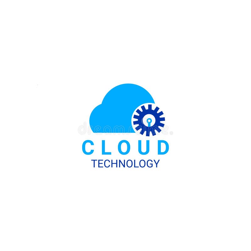 Cloud Technology Logo Design Template Stock Vector - Illustration of ...