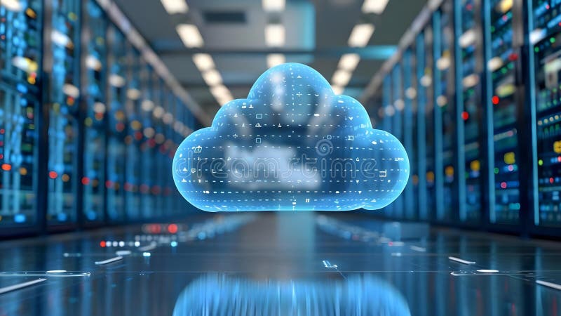 Cloud Technology Securely Stores Digital Information in Data Centers ...