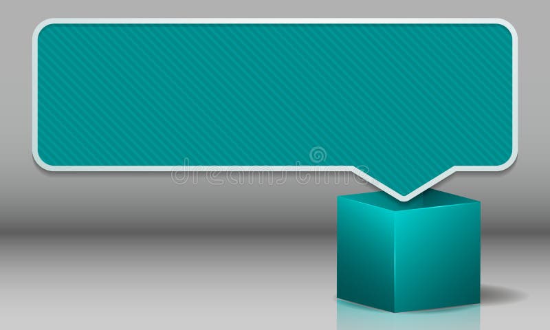 Cloud for Text Pop Out of the Box in an Interestin Stock Vector ...