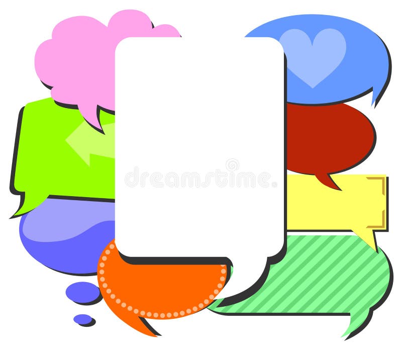 Cloud thoughts template stock vector. Illustration of design - 53937286