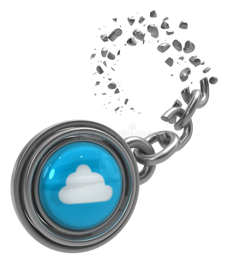 Cloud Chain stock illustration. Illustration of nature - 38441543