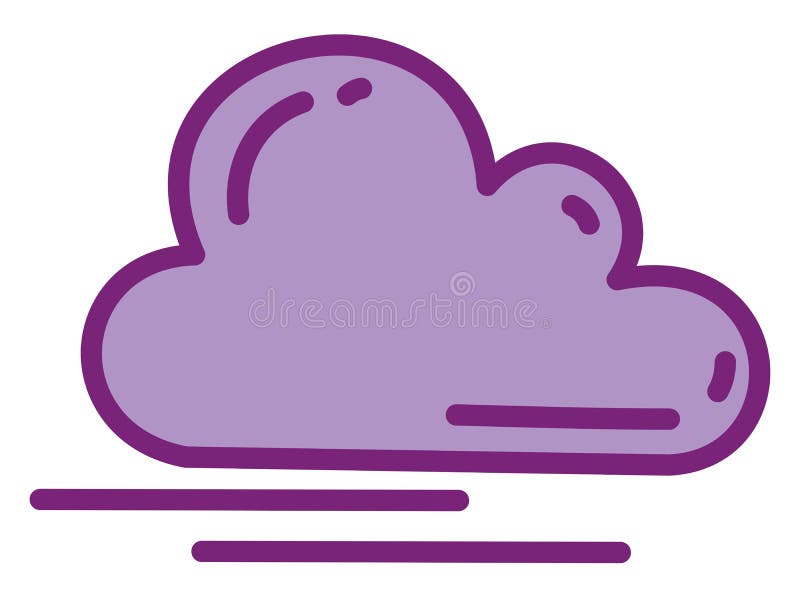 Cloud tool, icon stock vector. Illustration of residential - 259400634
