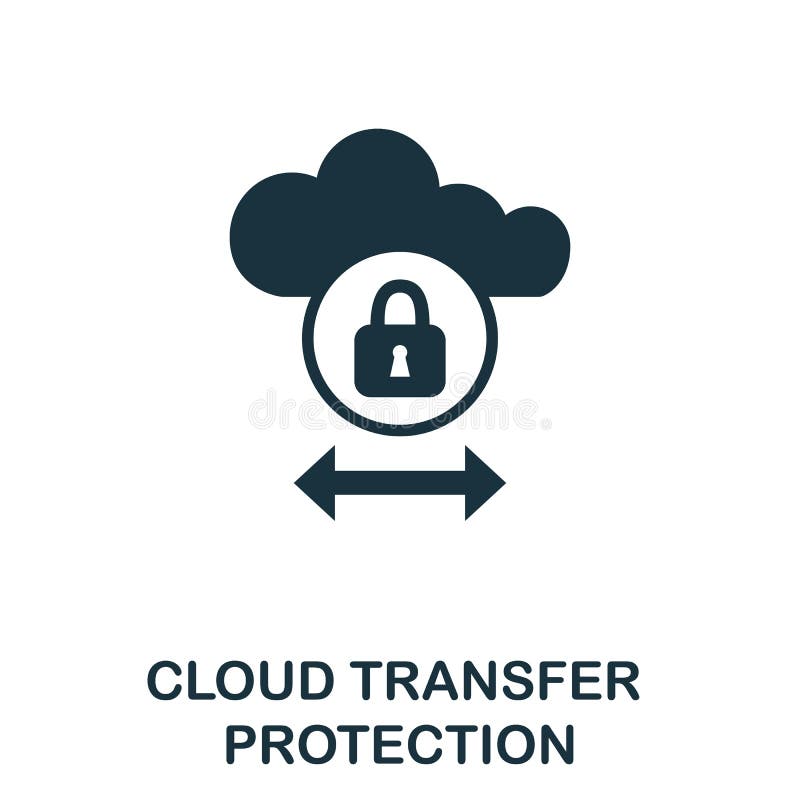 Cloud Transfer Protection Logo Design with Editable Slogan. Branding ...