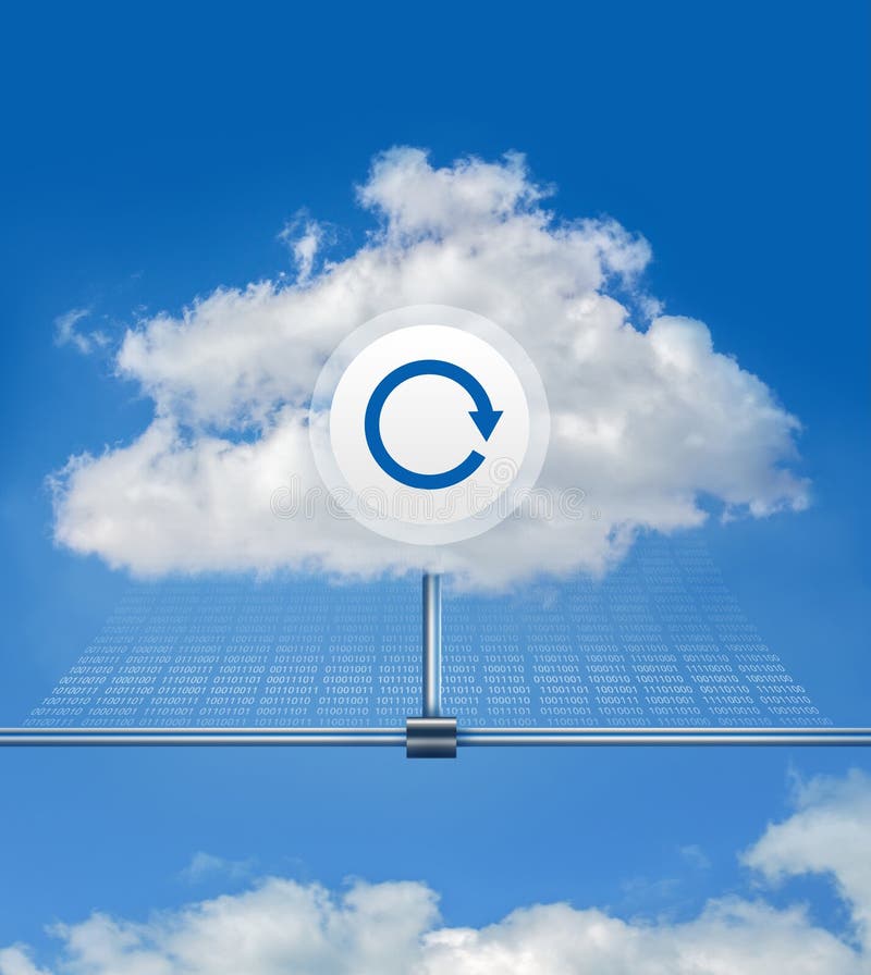 Cloud, Update, Download, Upload, User Flat Color Icon. Vector Icon ...