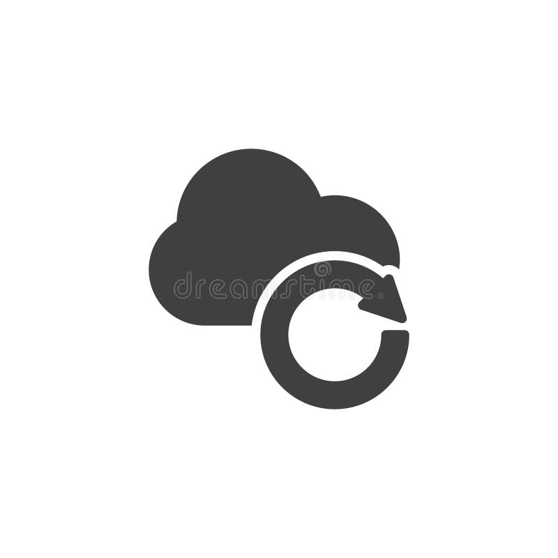 Cloud, Update, Refresh, Data Icon. Editable Vector Graphics Stock ...
