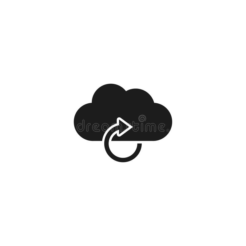 Cloud Update Vector . Lorem Ipsum Illustration Design Stock ...