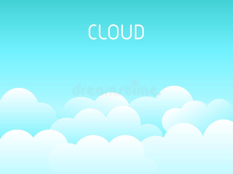 Cloud vector stock vector. Illustration of nature, artistic - 100298886