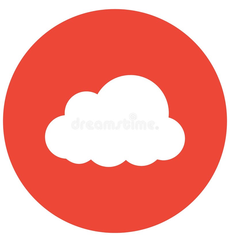 Cloud Vector Icon Which Can Easily Modified or Edit Stock Vector ...