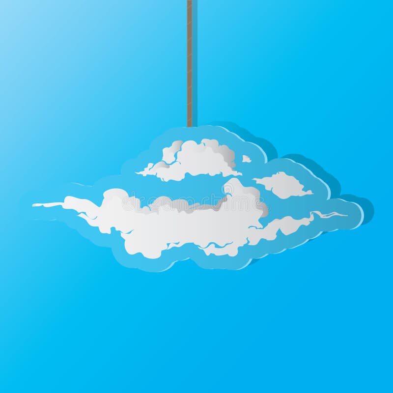 Cloud. Vector Illustration Decorative Design Stock Vector ...