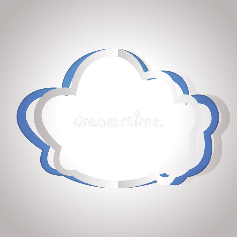 Cloud. Vector Illustration Decorative Design Stock Vector ...