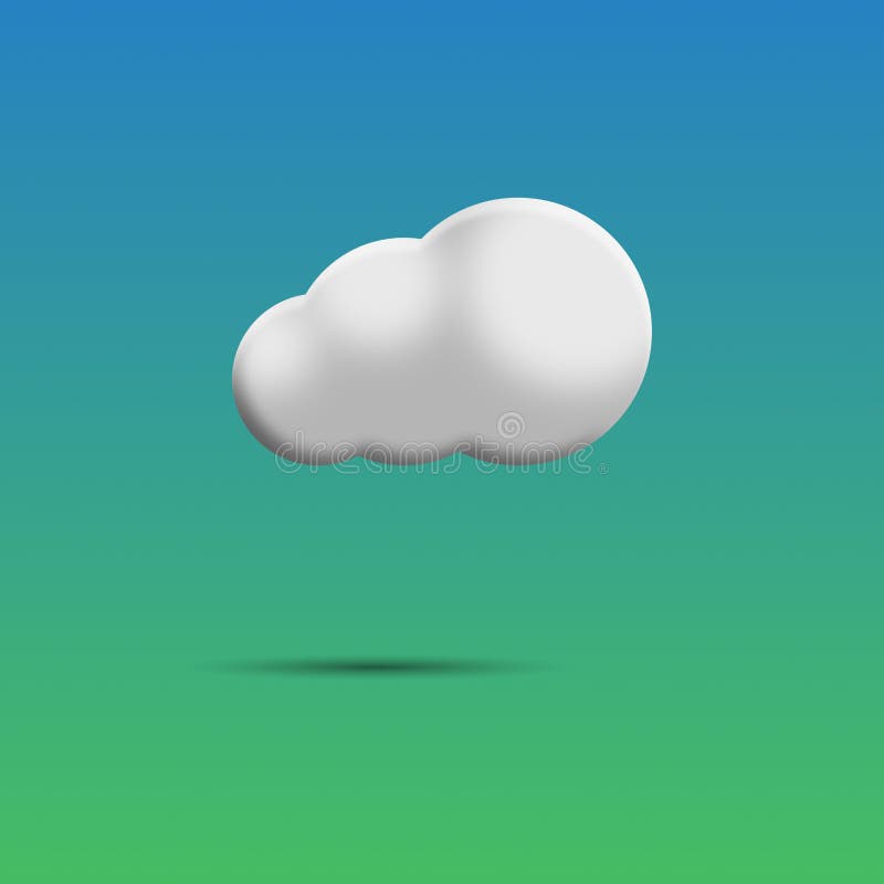 Cloud vector illustration stock vector. Illustration of graphic - 192947265