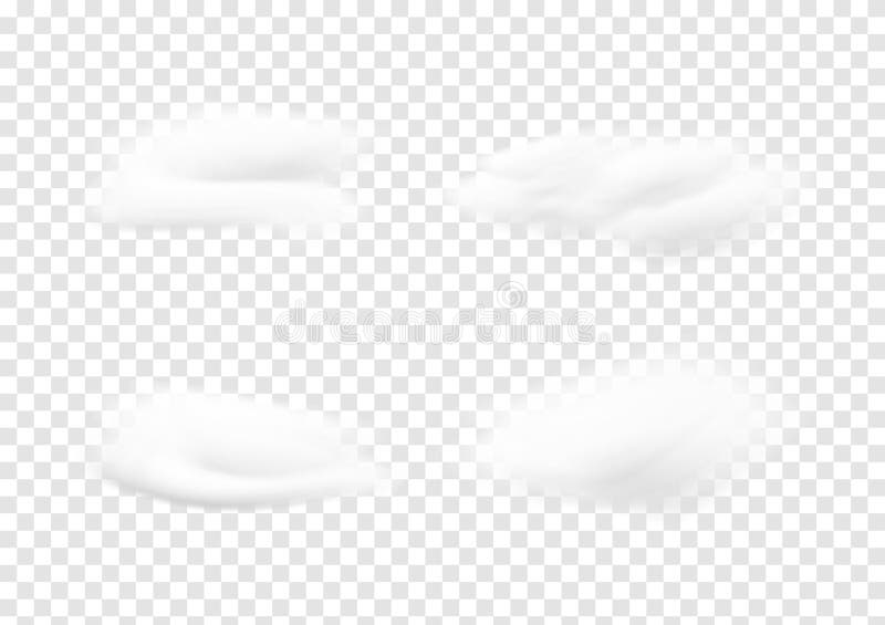 Cloud Vectors Isolated on Transparency Background Ep68 Stock Vector ...