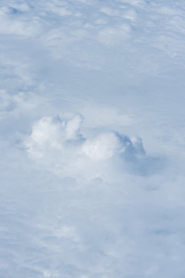 A Cloud is a Visible Hydrometeor Formed by the Accumulation Stock Image ...