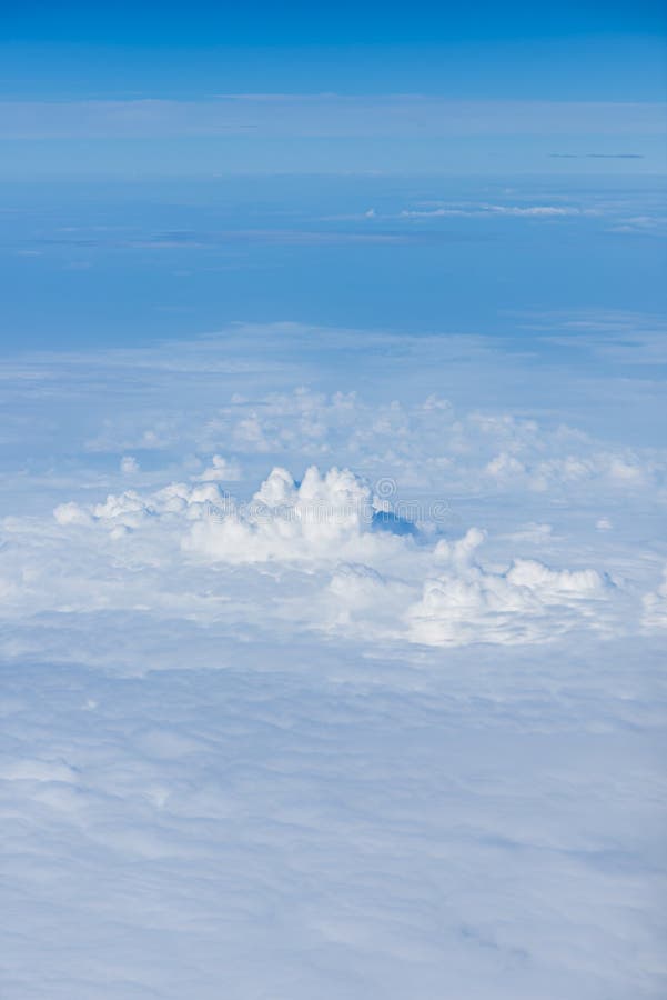 A Cloud is a Visible Hydrometeor Formed by the Accumulation Stock Image ...