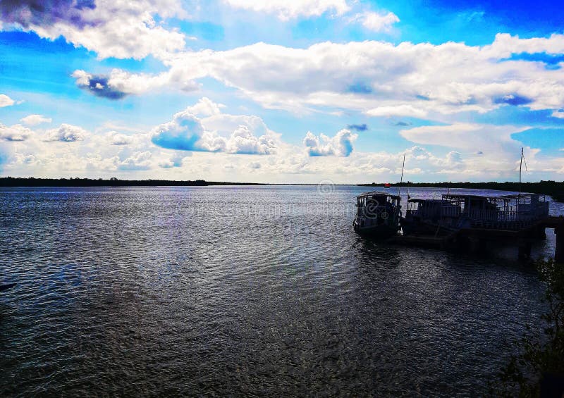 A Cloud Weather Rode Side Pic Stock Photo - Image of changing, tree ...