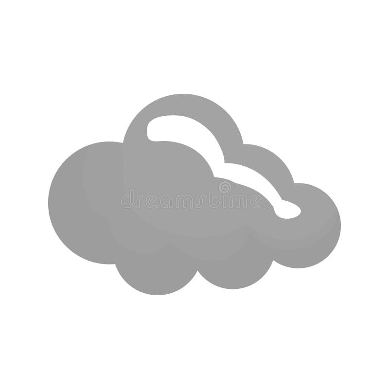 Cloud weather symbol stock vector. Illustration of cumulus - 82022474