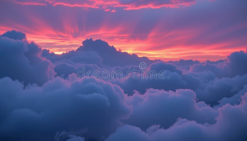 Cloud White Folding into Mulberry Dusk with Rainfall Shimmer Mist, Silent Emotion Theme ...