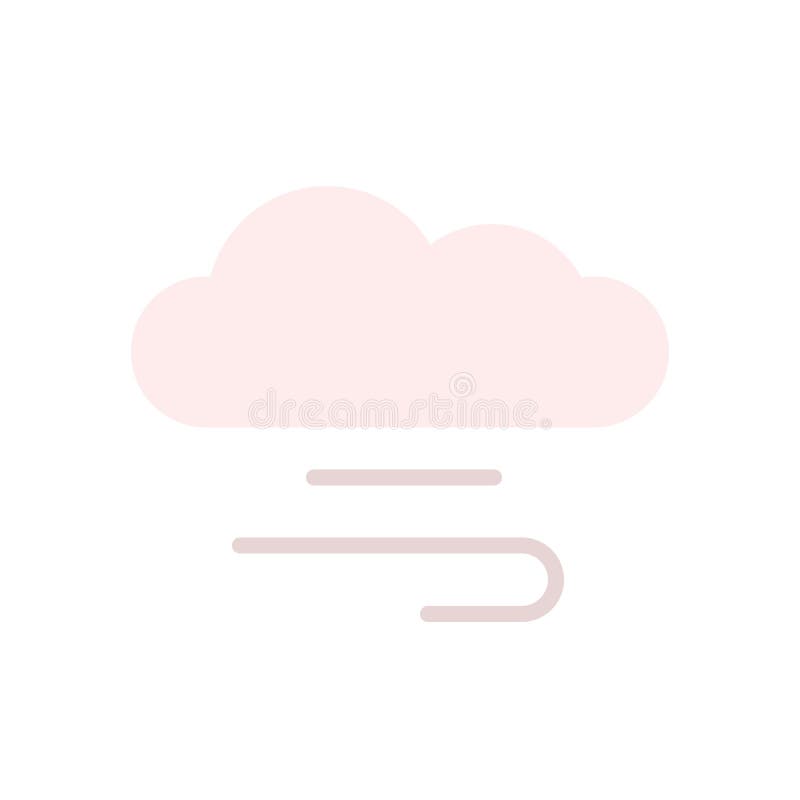 Cloud, Wind Icon. Simple Color Vector Elements of Forecast Icons for Ui ...