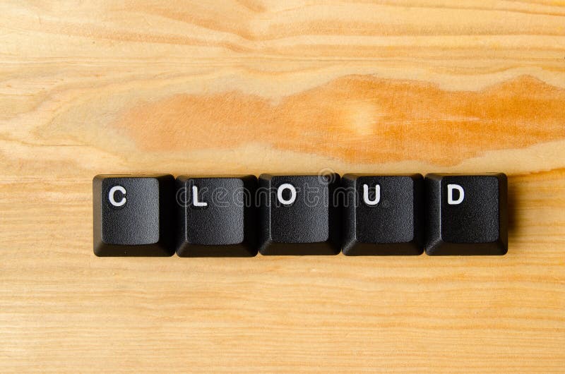 Cloud word stock image. Image of graphic, word, keyboard - 95048937