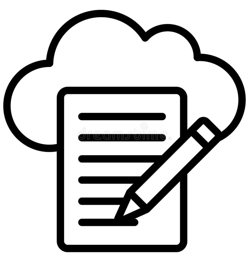 Cloud Writing Stock Illustrations – 13,453 Cloud Writing Stock ...