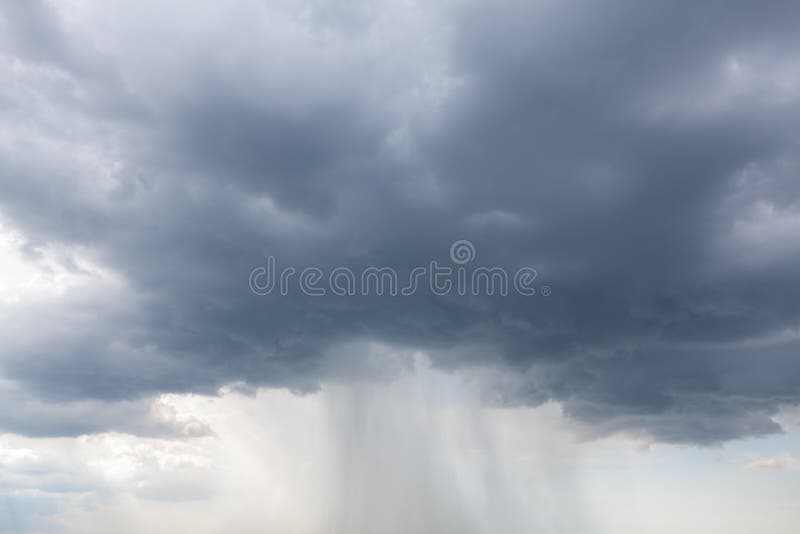 Cloudburst with a Sudden Heavy Rainfall Stock Photo - Image of cyclone ...