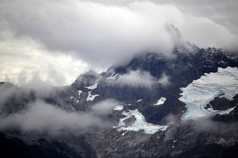 Icey Mountain Road stock image. Image of frozen, mountain - 13407381