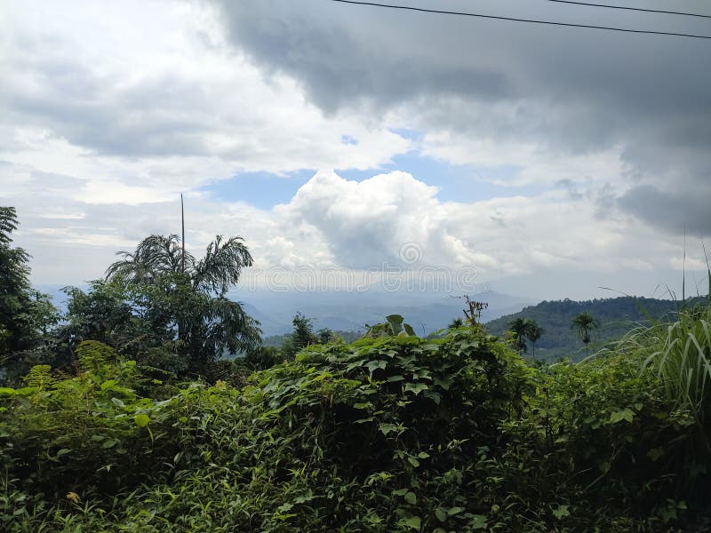 Cloudes in Rainy Time and Sky Stock Image - Image of flower, morning ...