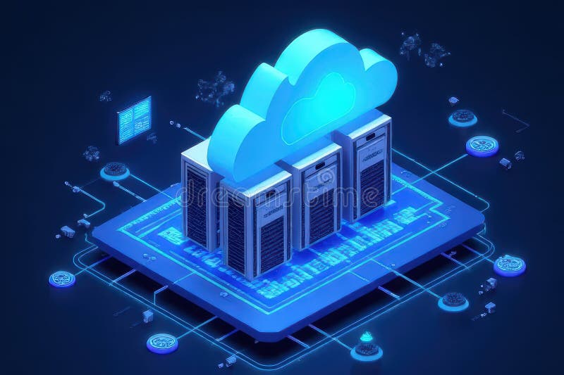 Cloudflare Infrastructure Explained Stock Illustration - Illustration ...