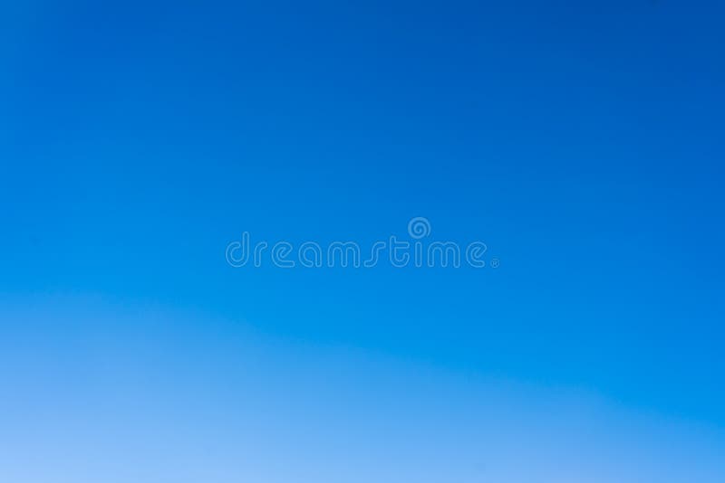 Cloudless Blue Sky in the Morning. Stock Image - Image of nature ...