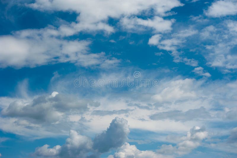 Cloudly Beautiful Sky Background Stock Image - Image of backdrop ...