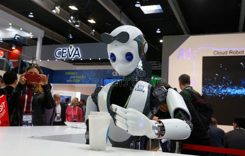 Cloudminds Robotics at MWC19 in Barcelona Editorial Photography - Image ...