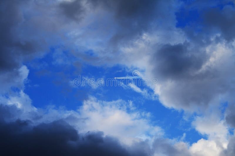 Sky rip stock photo. Image of force, cloudy, destroy, broken - 1748294