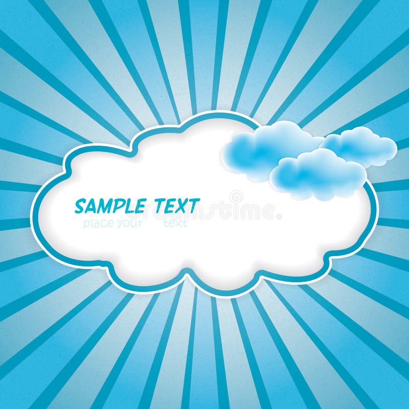 Clouds stock vector. Illustration of background, grunge - 25137620