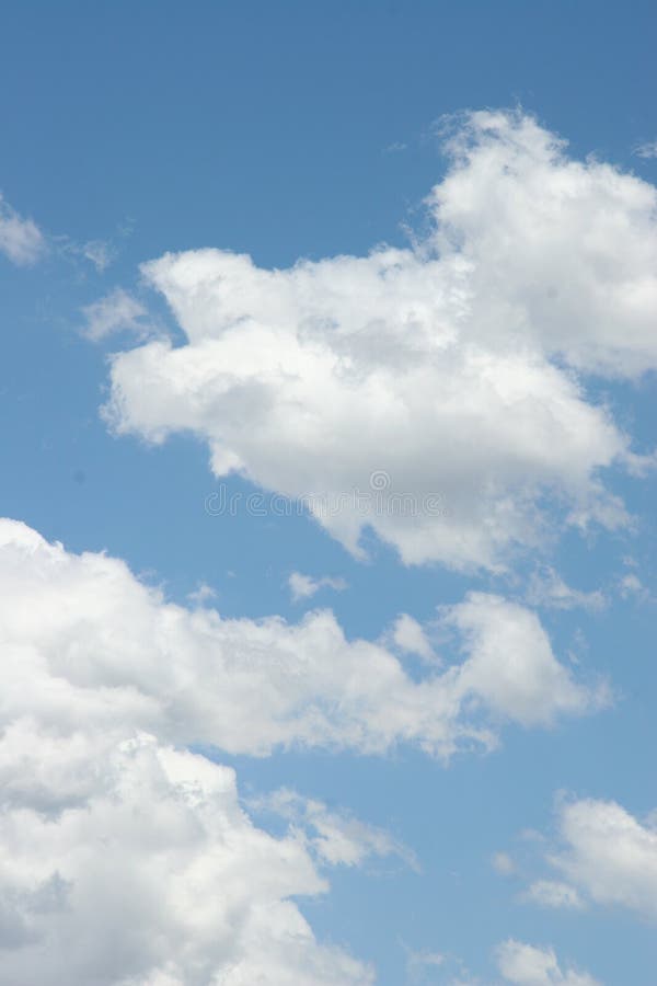 Clouds stock image. Image of midday, spring, white, blue - 661865
