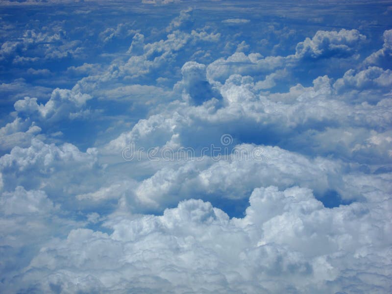 Clouds from above stock photo. Image of cloudy, modern - 29013886