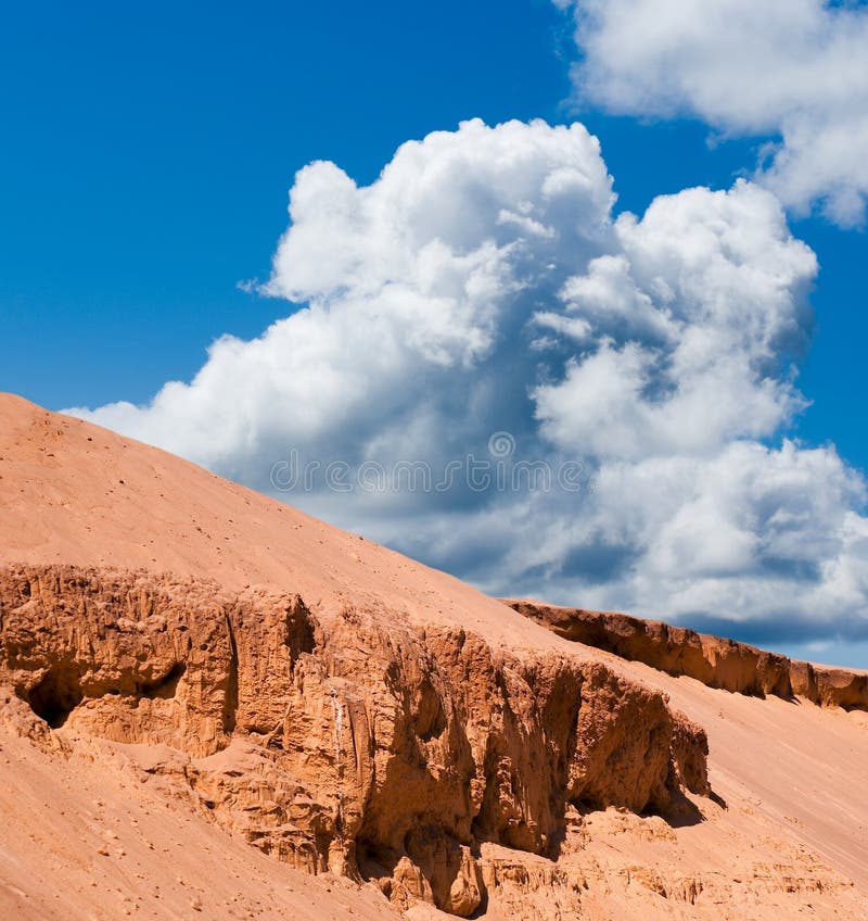 Clouds above a desert stock image. Image of clouds, infinity - 11463677