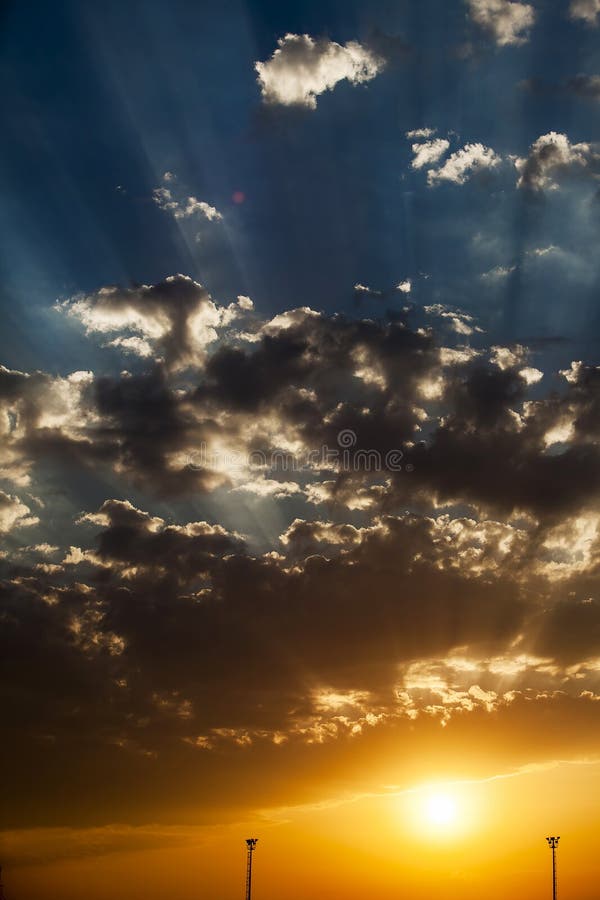 Clouds in the Afternoon stock photo. Image of cumulus - 90171590