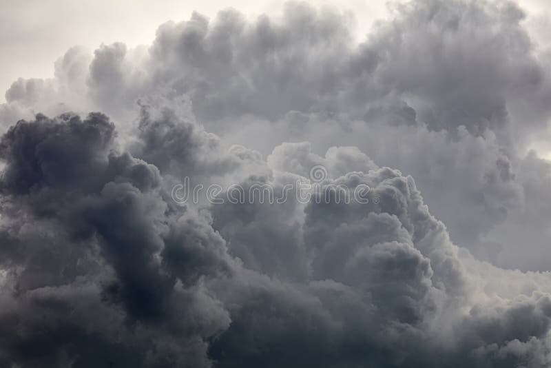 Clouds Background. Dramatic Grey Clouds Stock Photo - Image of ...