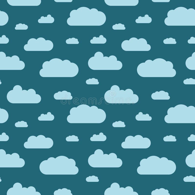 Clouds stock vector. Illustration of repeating, wrapping - 102721530