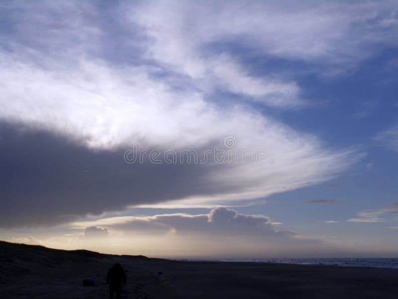A Sky with Clouds Backlit by Sunlight Stock Photo - Image of landscape ...