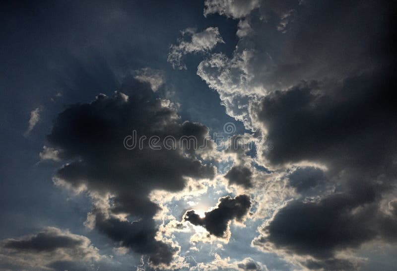Clouds backlit stock photo. Image of bright, backlit - 76819158