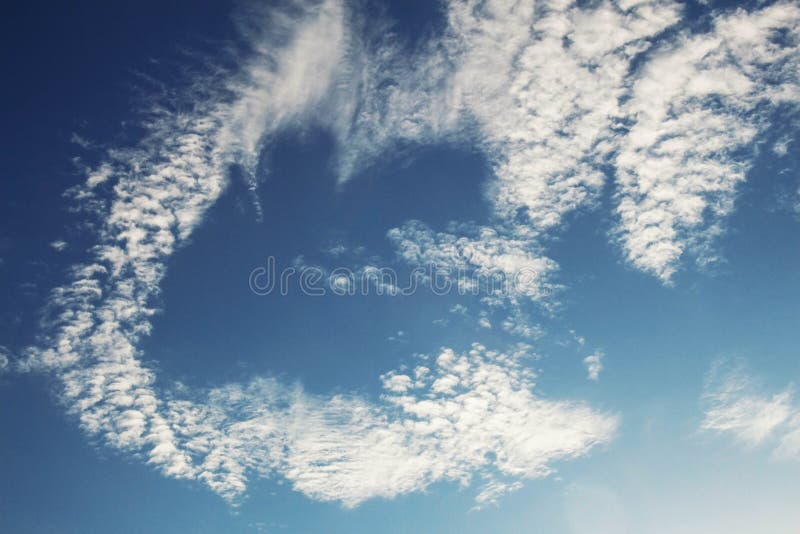 Clouds with Beautiful Shapes. Stock Photo - Image of abstract, calm ...